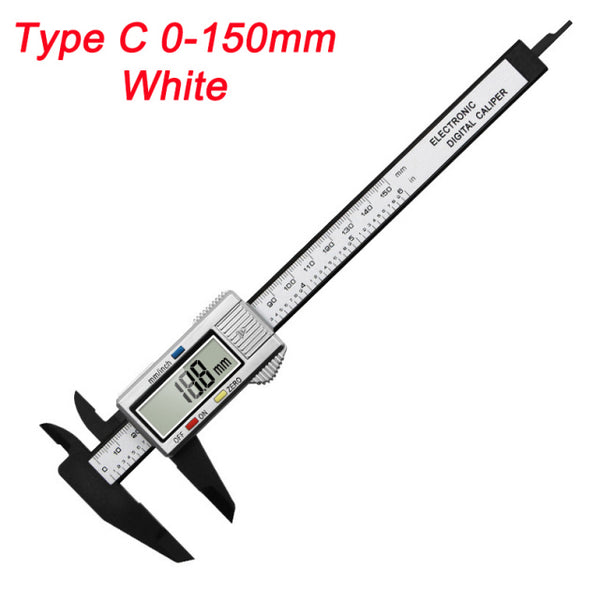 Digital Vernier Caliper 0-100mm LCD Electronic Carbon Fiber Altimeter ...