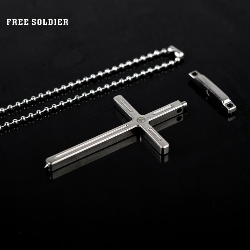 FREE SOLDIER Outdoor self-protection pectoral cross tactical portable ...