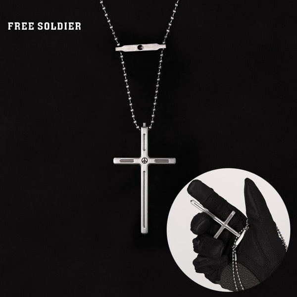 FREE SOLDIER Outdoor self-protection pectoral cross tactical portable ...