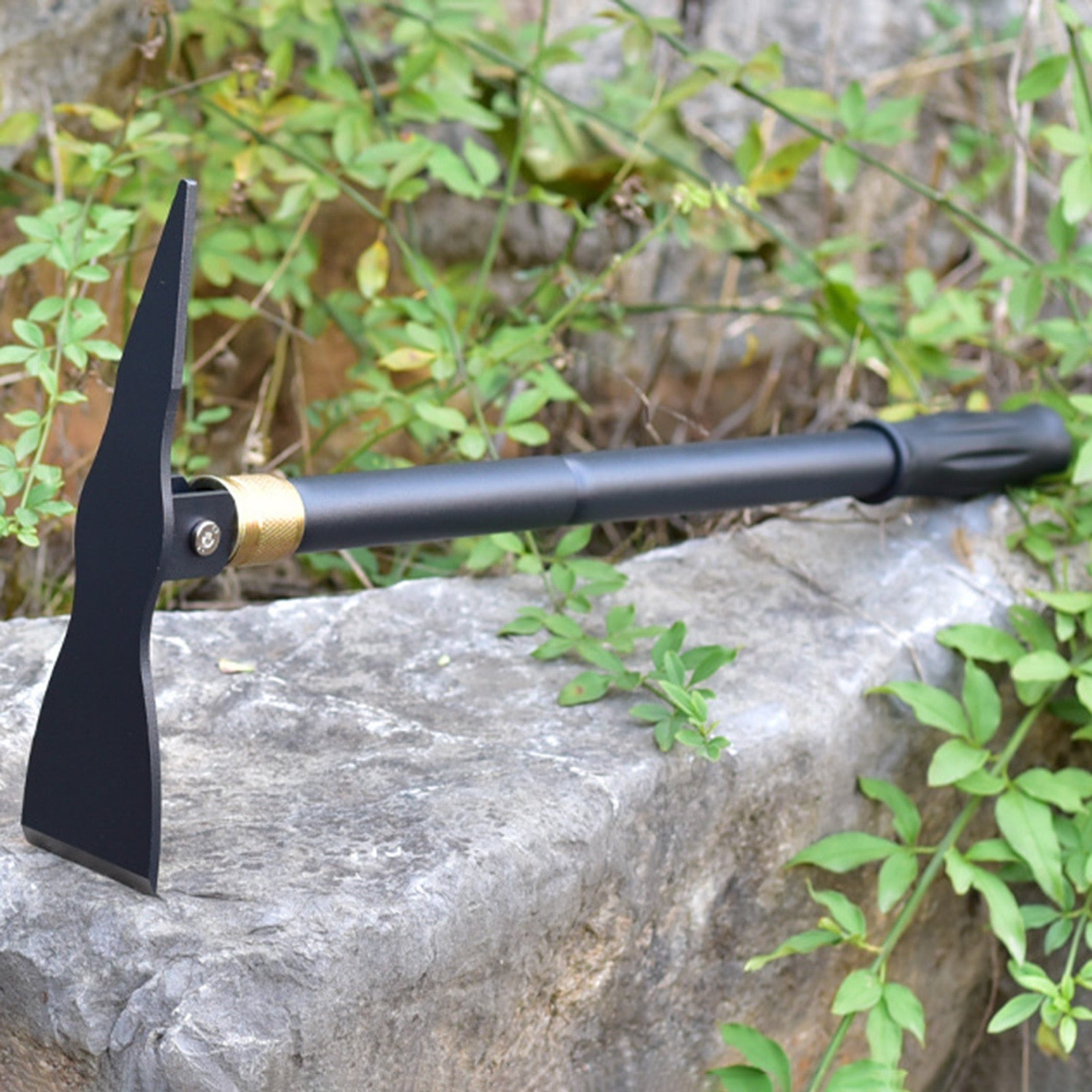 FREE SOLDIER Manganese Steel Folding Shovel Hoe Pick Portable Camping ...